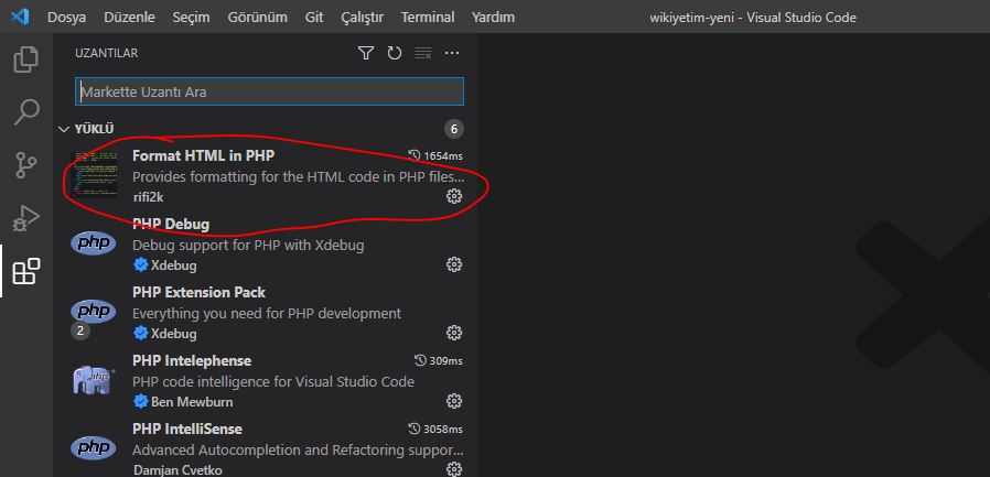 Visual Studio Code Php Div Seçici Sorunu - Webteo | Profesyonel Web ...